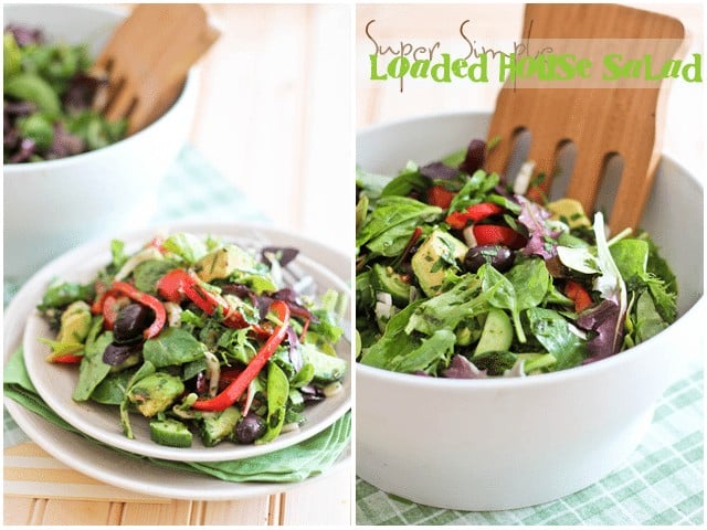 Super Simple Loaded House Salad