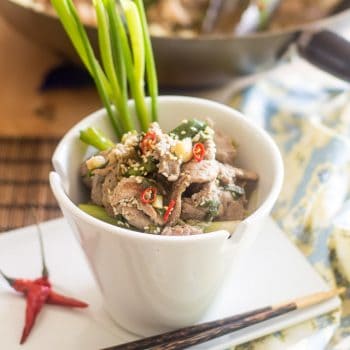 Ginger and Scallion Pork Stir Fry