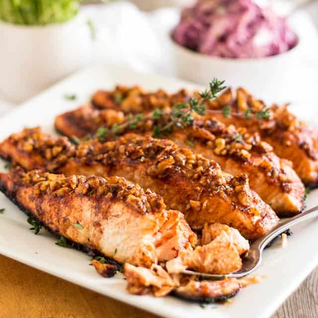 Maple Walnut Crusted Salmon – THF