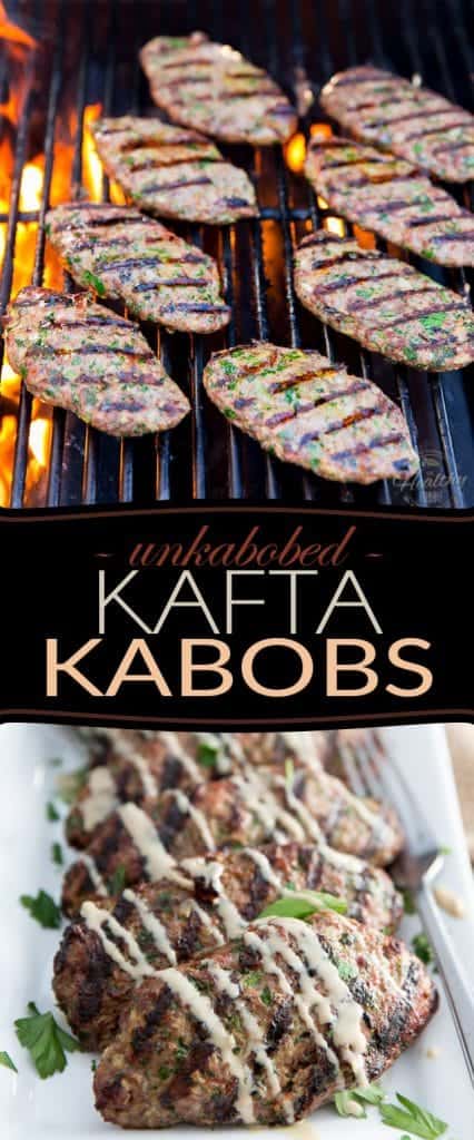 Unkabobed Kafta Kabobs • The Healthy Foodie