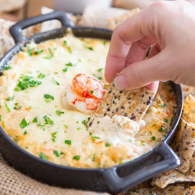 Cheesy Crab & Shrimp Dip – THF