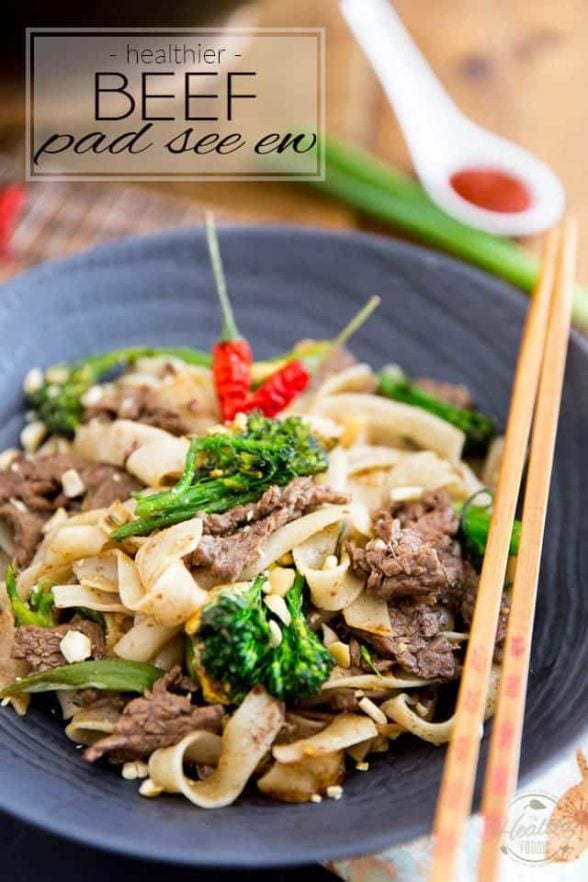 Healthier Beef Pad See Ew • THF